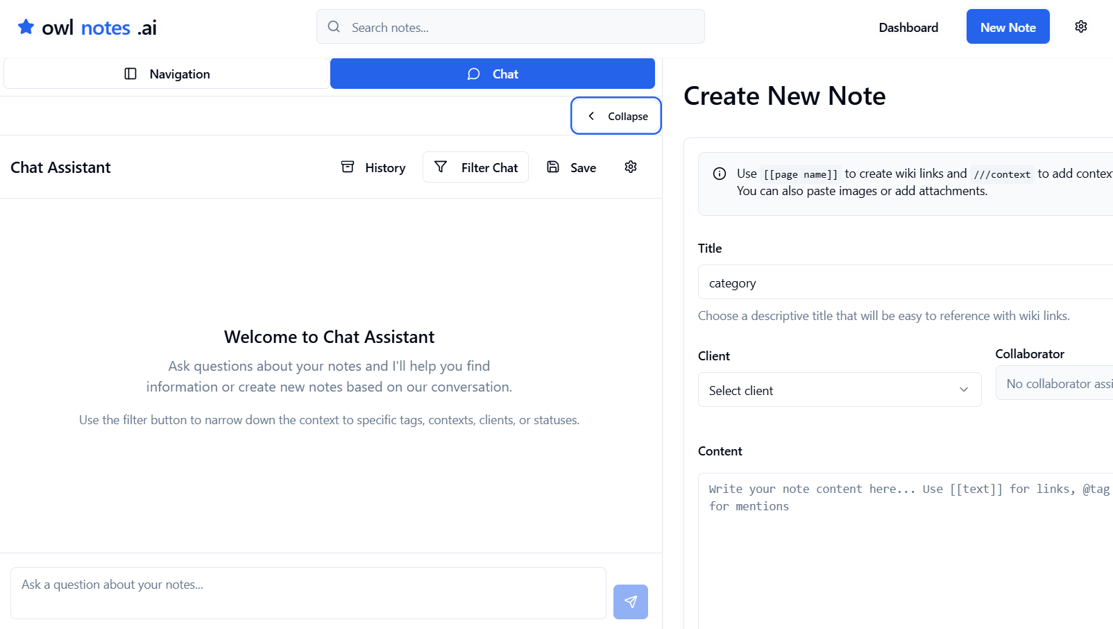 OwlPad.ai - AI-Powered GTD Note Taking | Build Your Second Brain